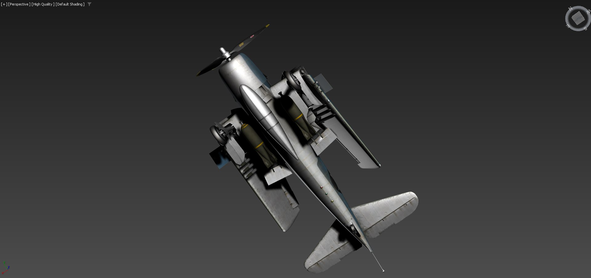 3D F-6F Hellcat - TurboSquid 2289213