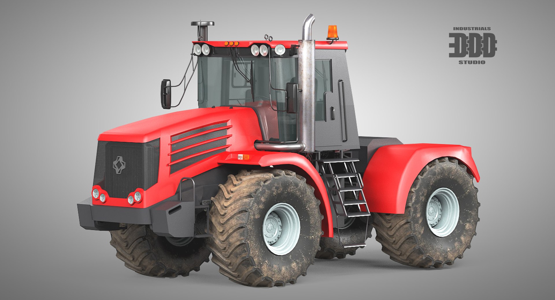 3D Row Crop Tractor Model - TurboSquid 1268698