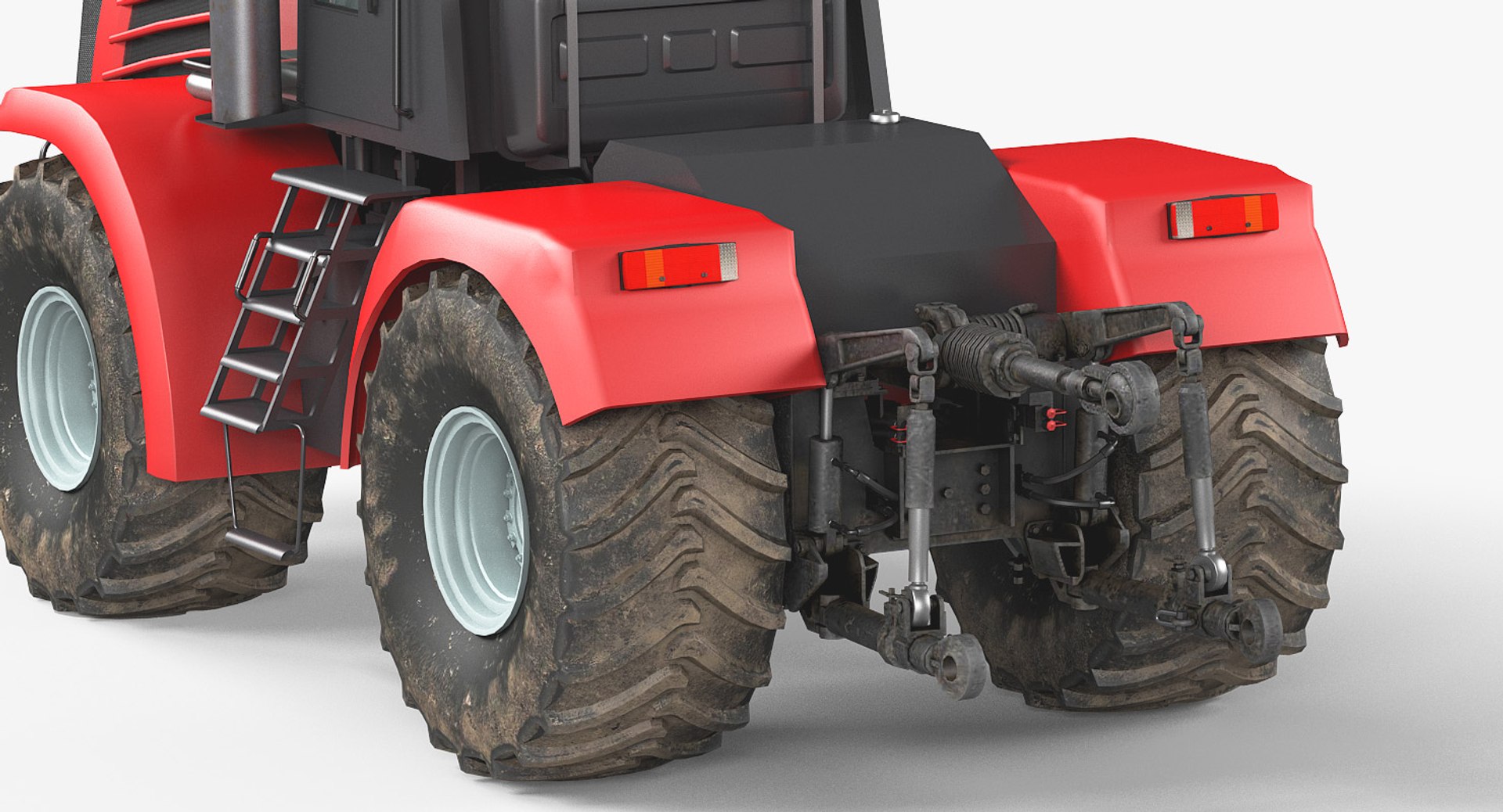 3D Row Crop Tractor Model - TurboSquid 1268698