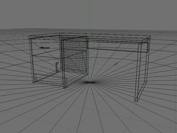 office desk c4d free