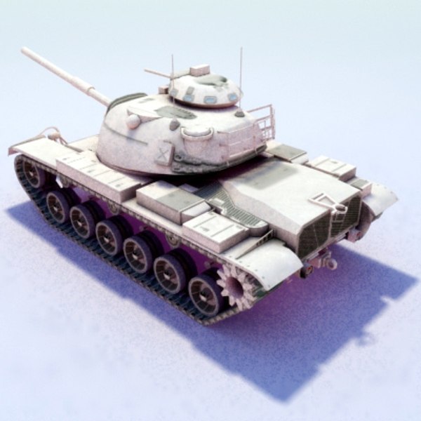 3d model m60a3 tank m60 gun