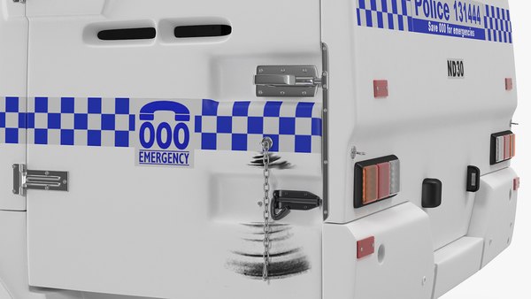 3D modern police paddy wagon - TurboSquid 1647092