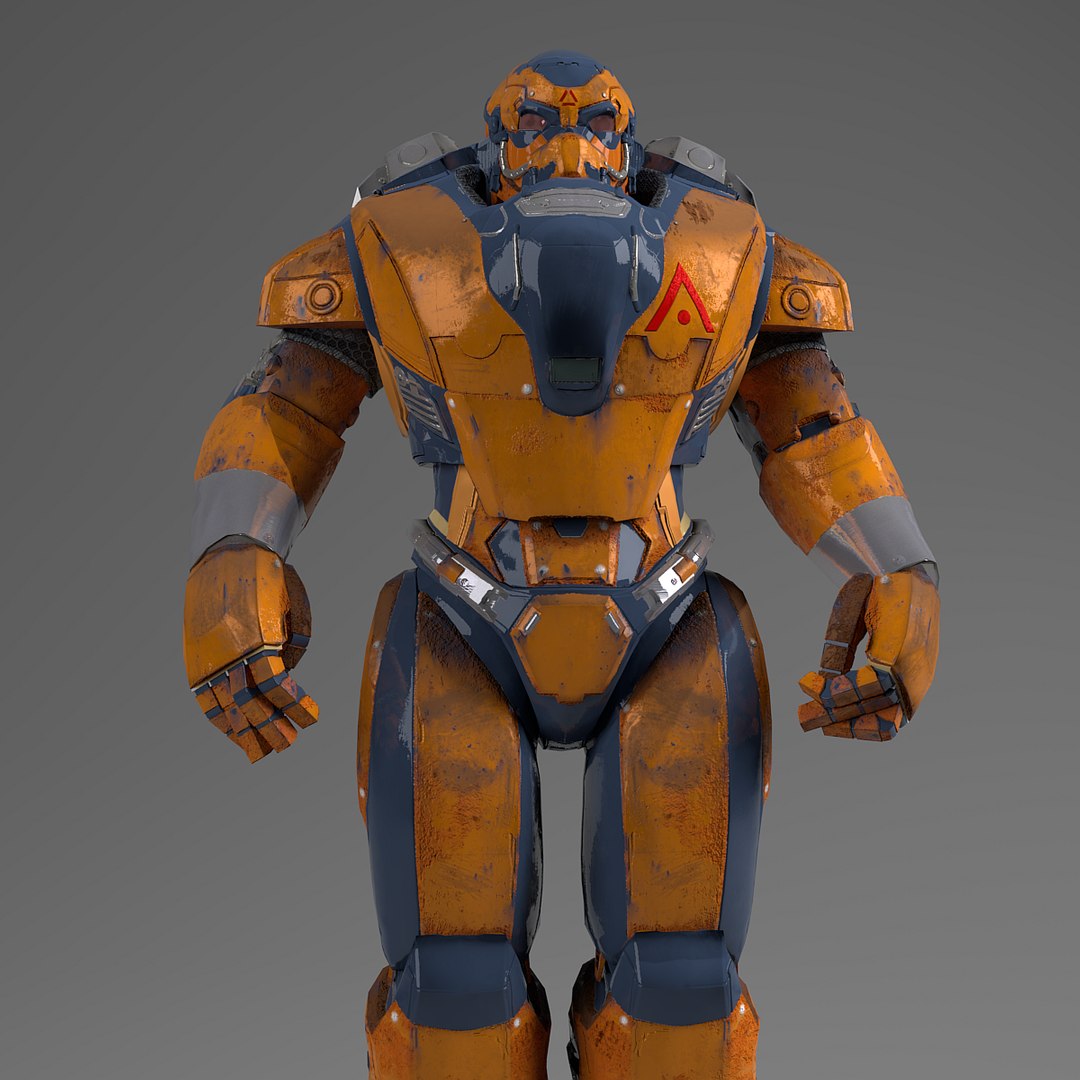 3D Robot Pbr Metal - TurboSquid 1269510