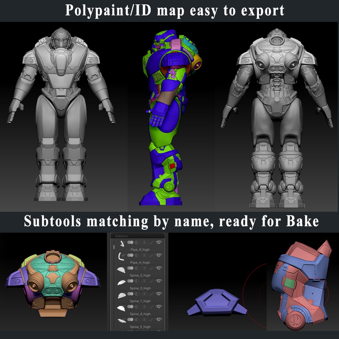 3D Robot Pbr Metal - TurboSquid 1269510