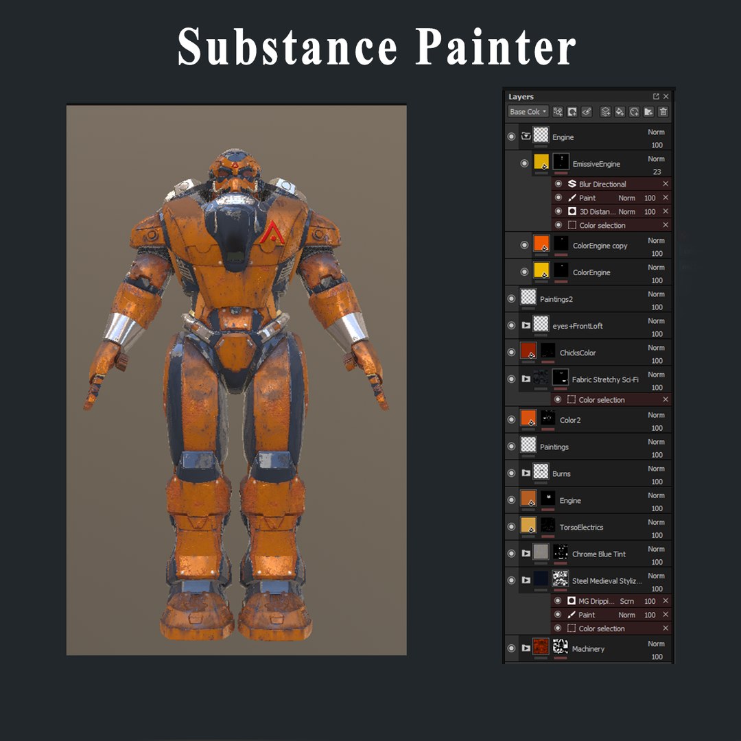 3D Robot Pbr Metal - TurboSquid 1269510