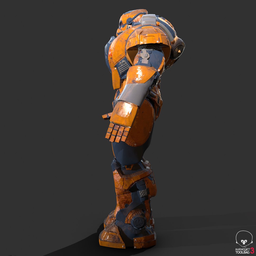 3D Robot Pbr Metal - TurboSquid 1269510