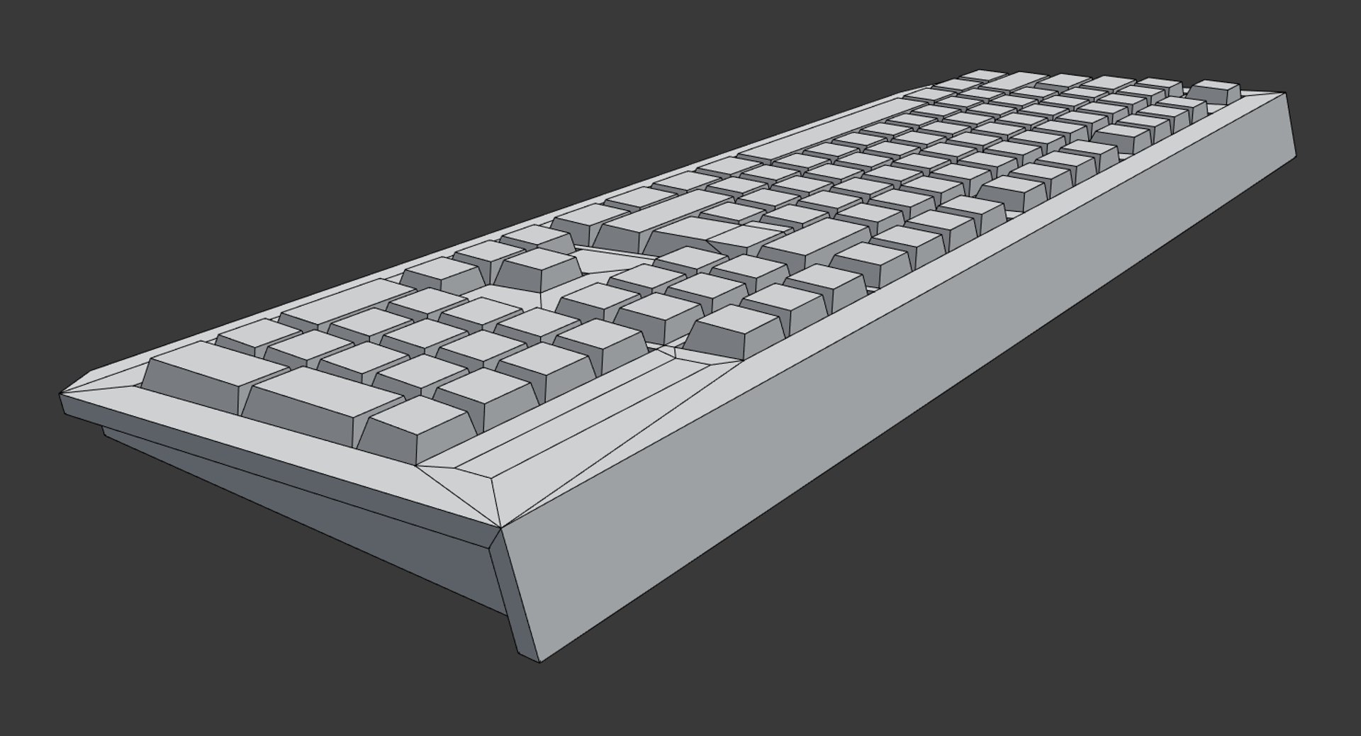 Wireless Computer Keyboard Ready 3D - TurboSquid 1258222