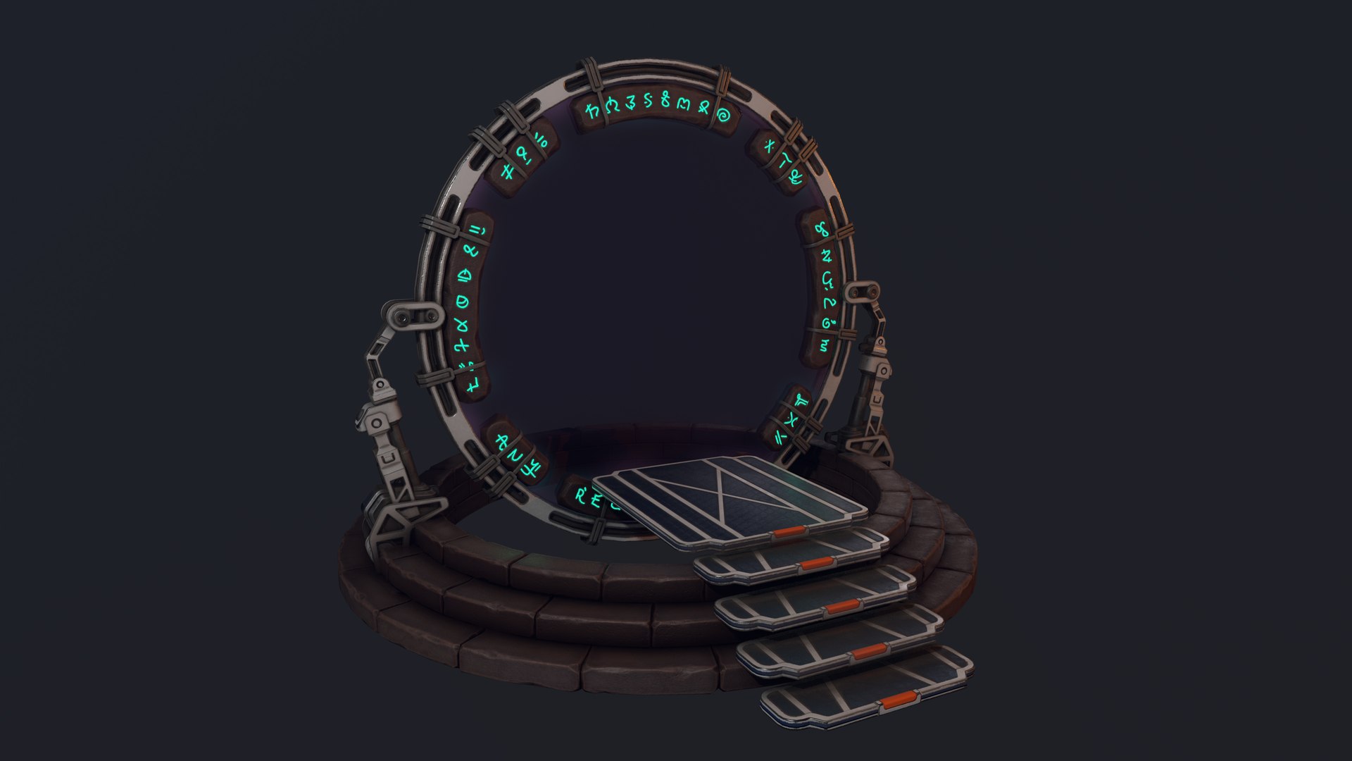 3D Portal Gate - TurboSquid 2216433