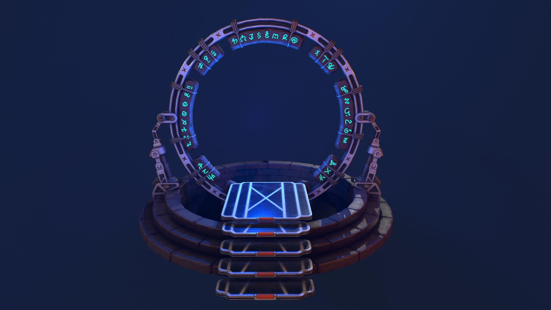 3D Portal Gate - TurboSquid 2216433