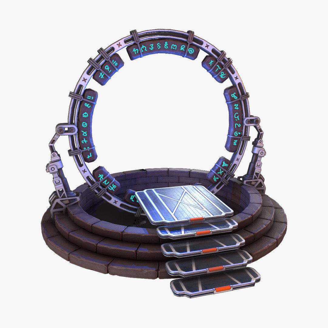 3D Portal Gate - TurboSquid 2216433