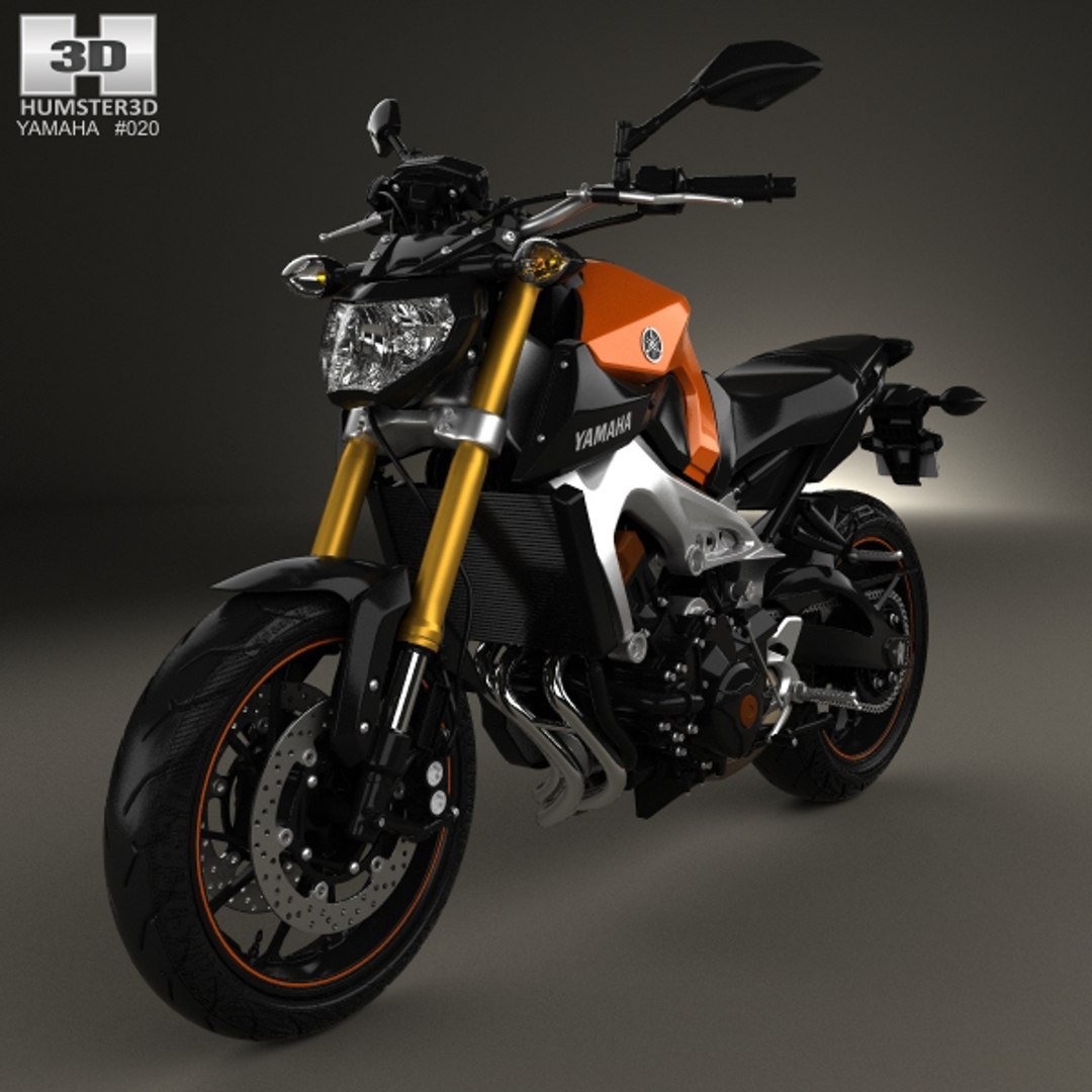 3D Yamaha Mt-09 Mt - TurboSquid 1168541