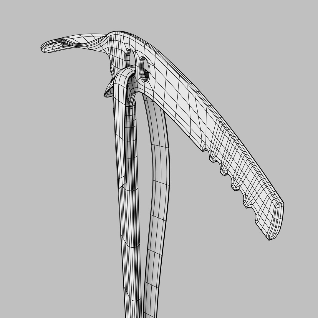 3D ice axe model - TurboSquid 1393083