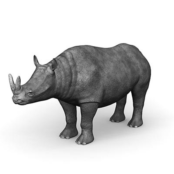 3d brontotherium thunder beast model