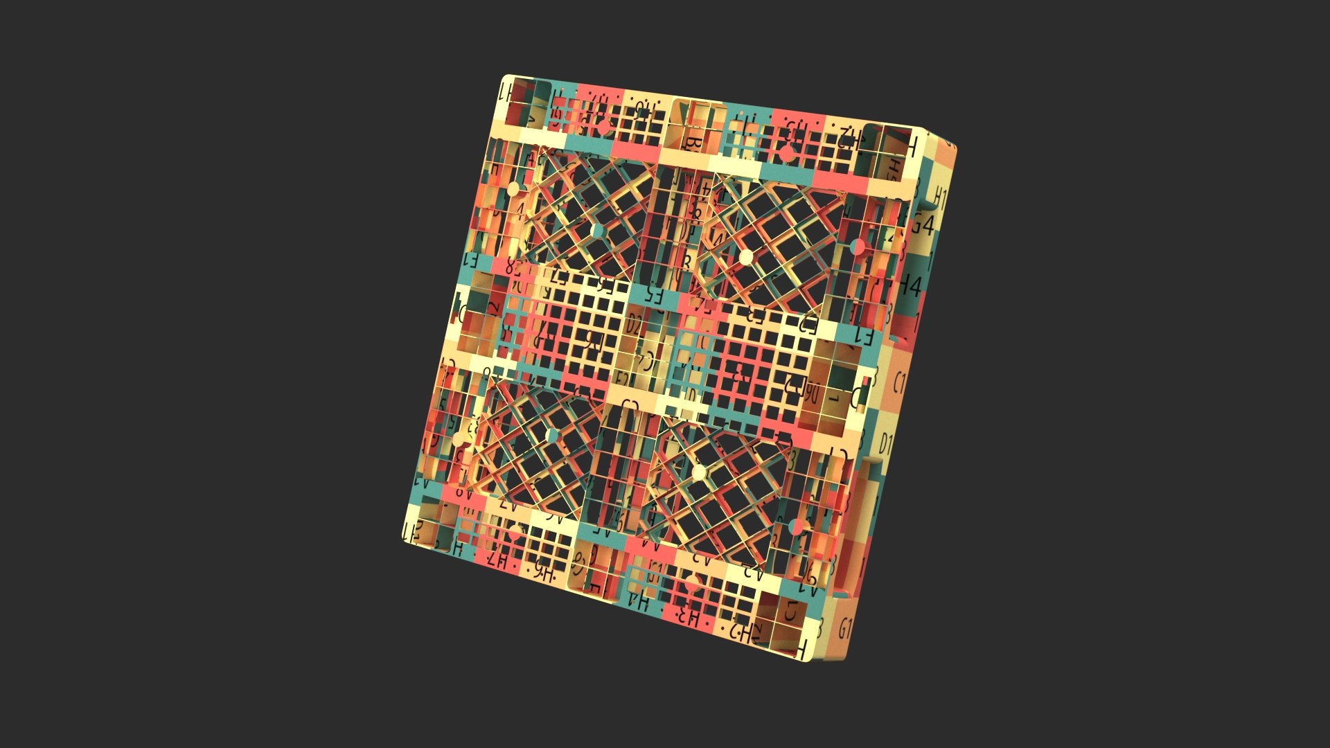 3D Pallet - TurboSquid 2008605
