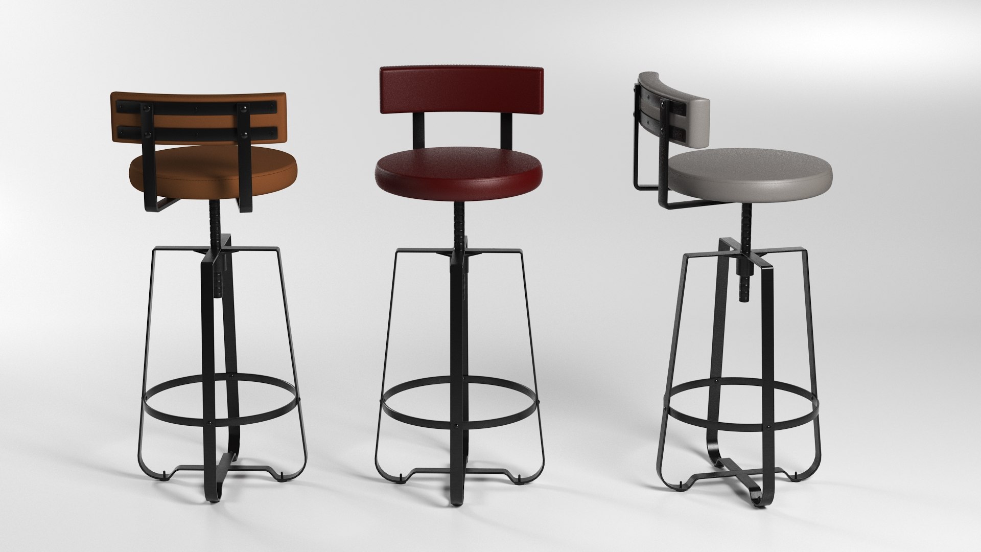 3D gozi bar chair model - TurboSquid 1282425