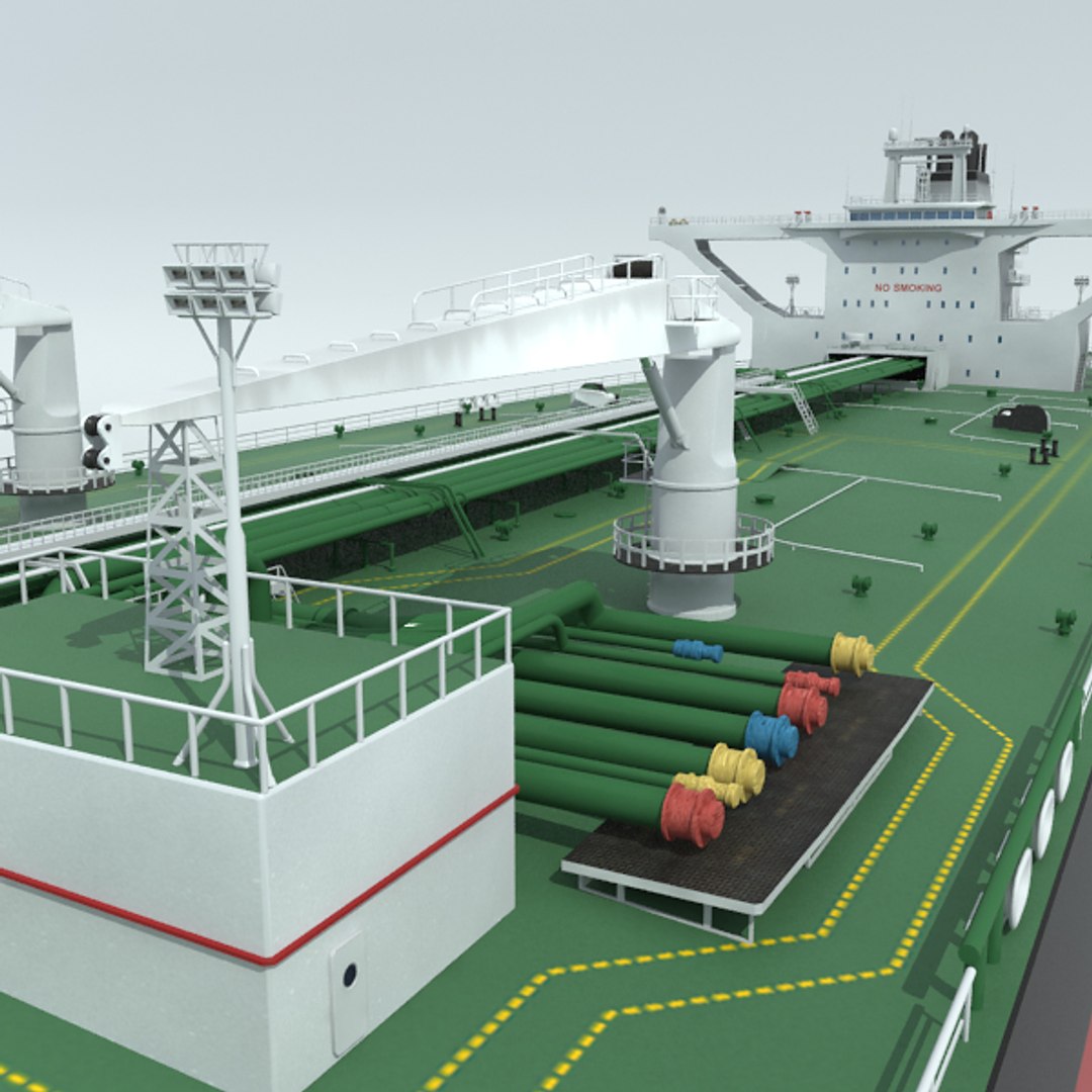Vlcc Oil Tanker 3d Model