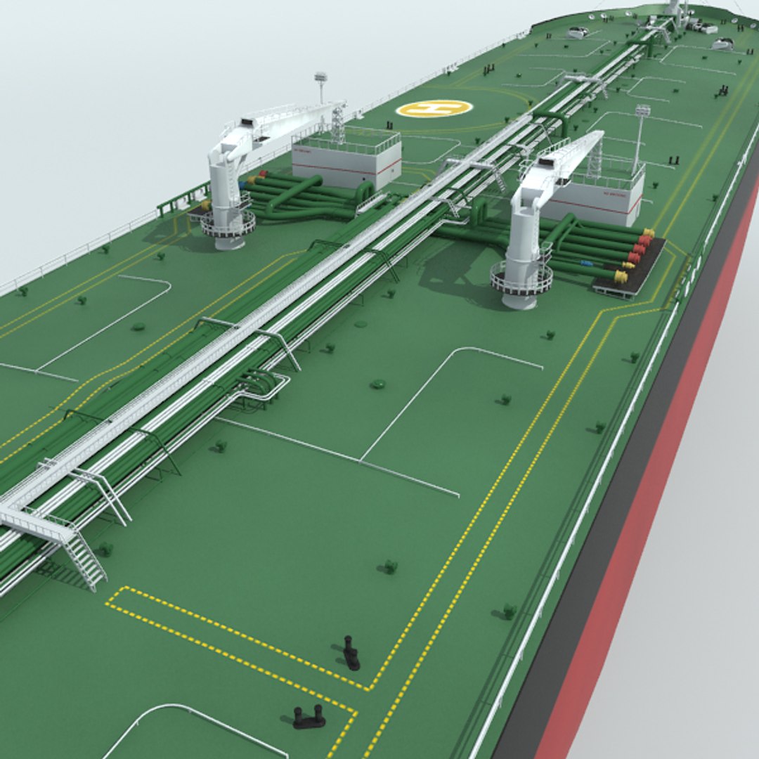 Vlcc Oil Tanker 3d Model