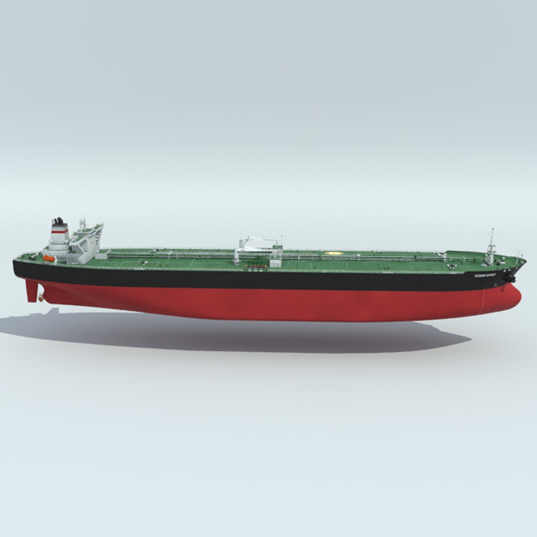 Vlcc Oil Tanker 3d Model