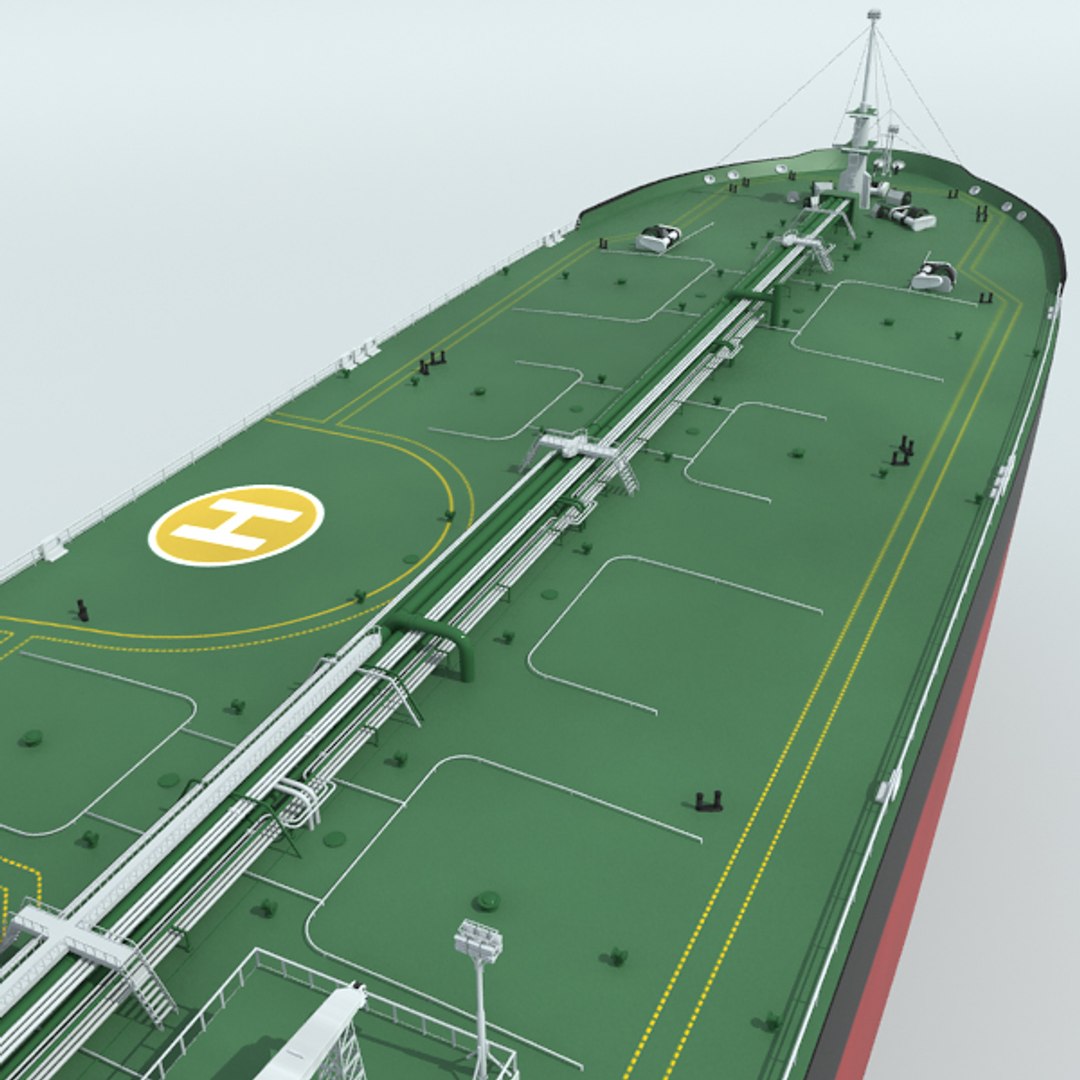 Vlcc Oil Tanker 3d Model