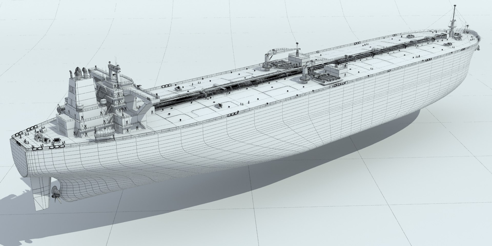 Vlcc Oil Tanker 3d Model