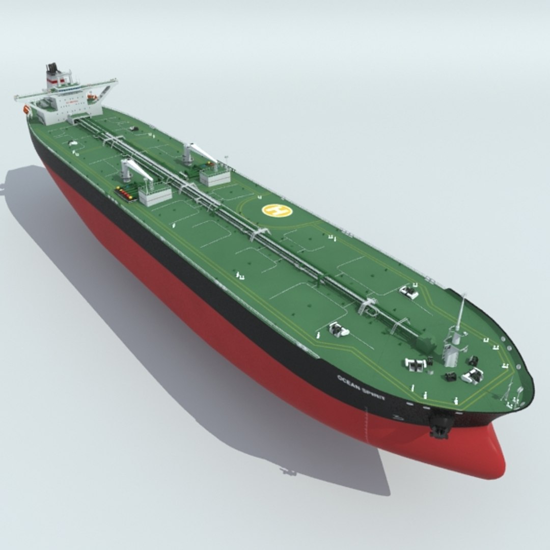 vlcc oil tanker 3d model