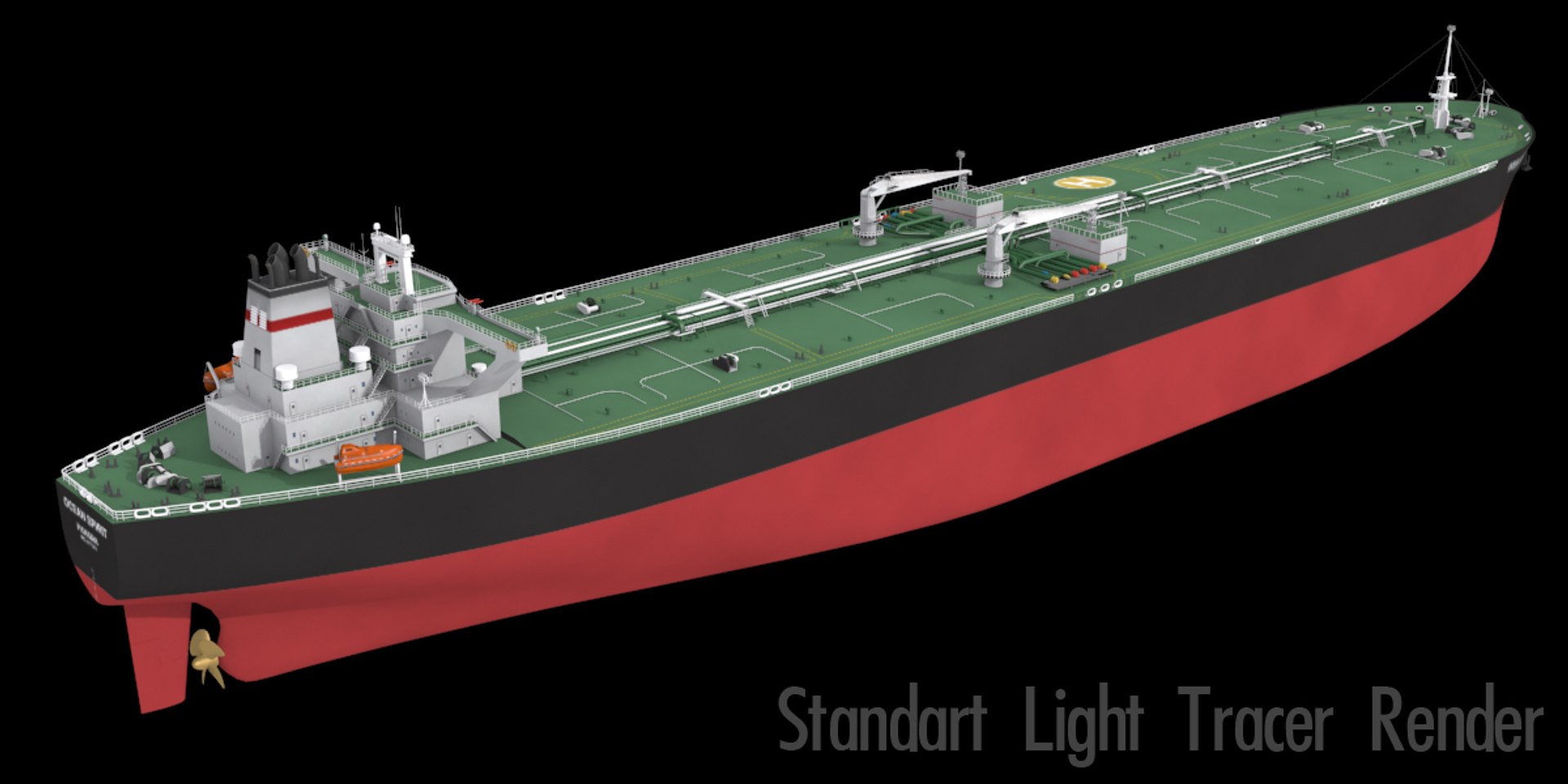 vlcc oil tanker 3d model