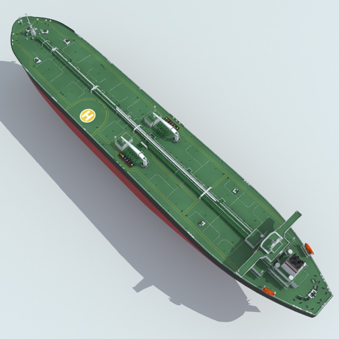 vlcc oil tanker 3d model