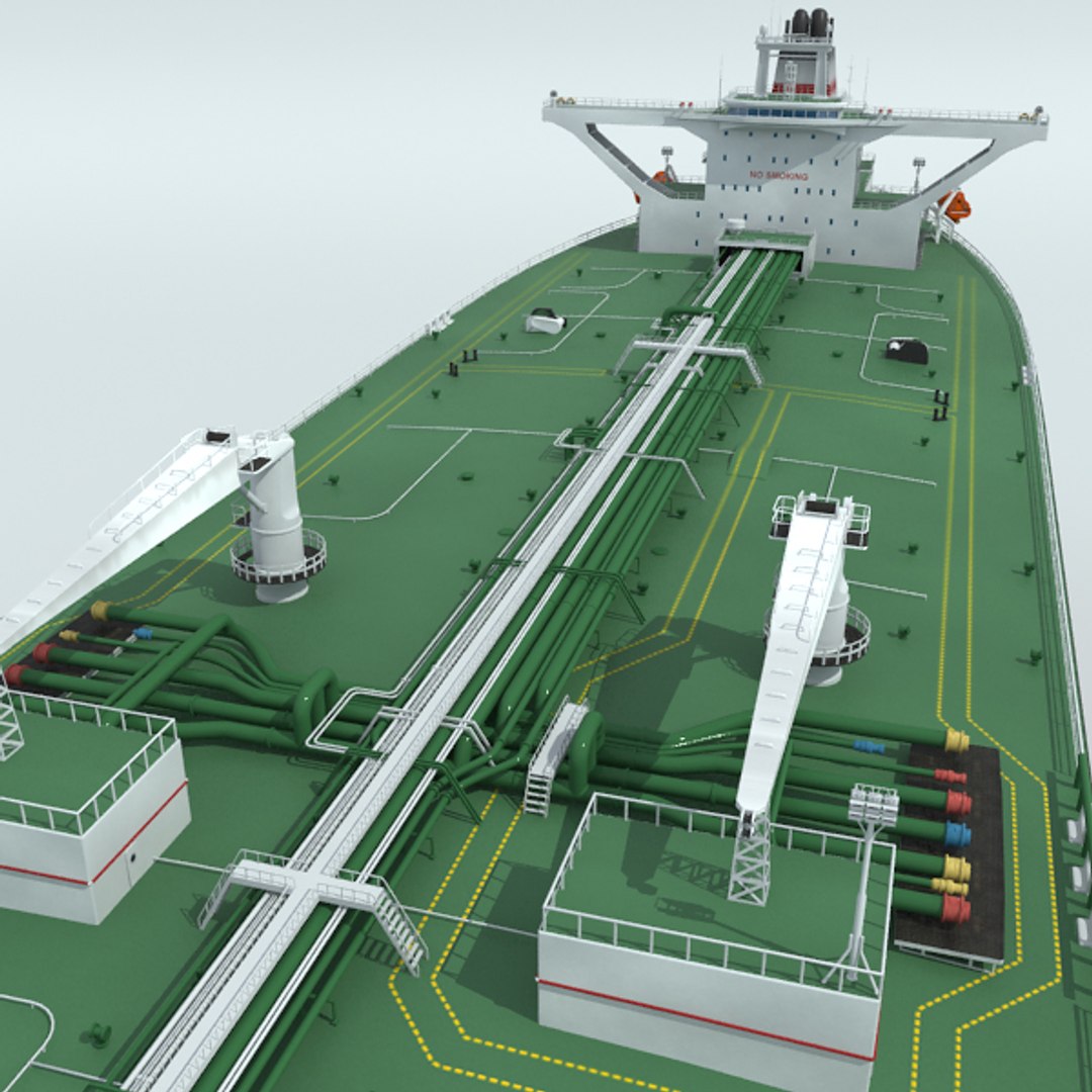 vlcc oil tanker 3d model