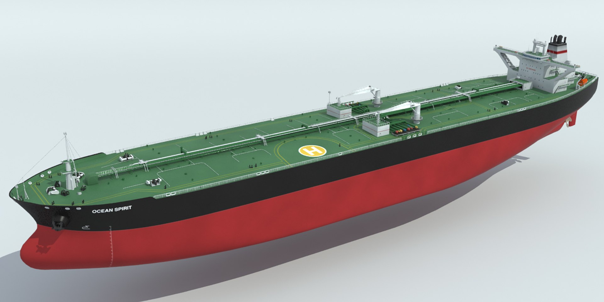 Vlcc Oil Tanker 3d Model