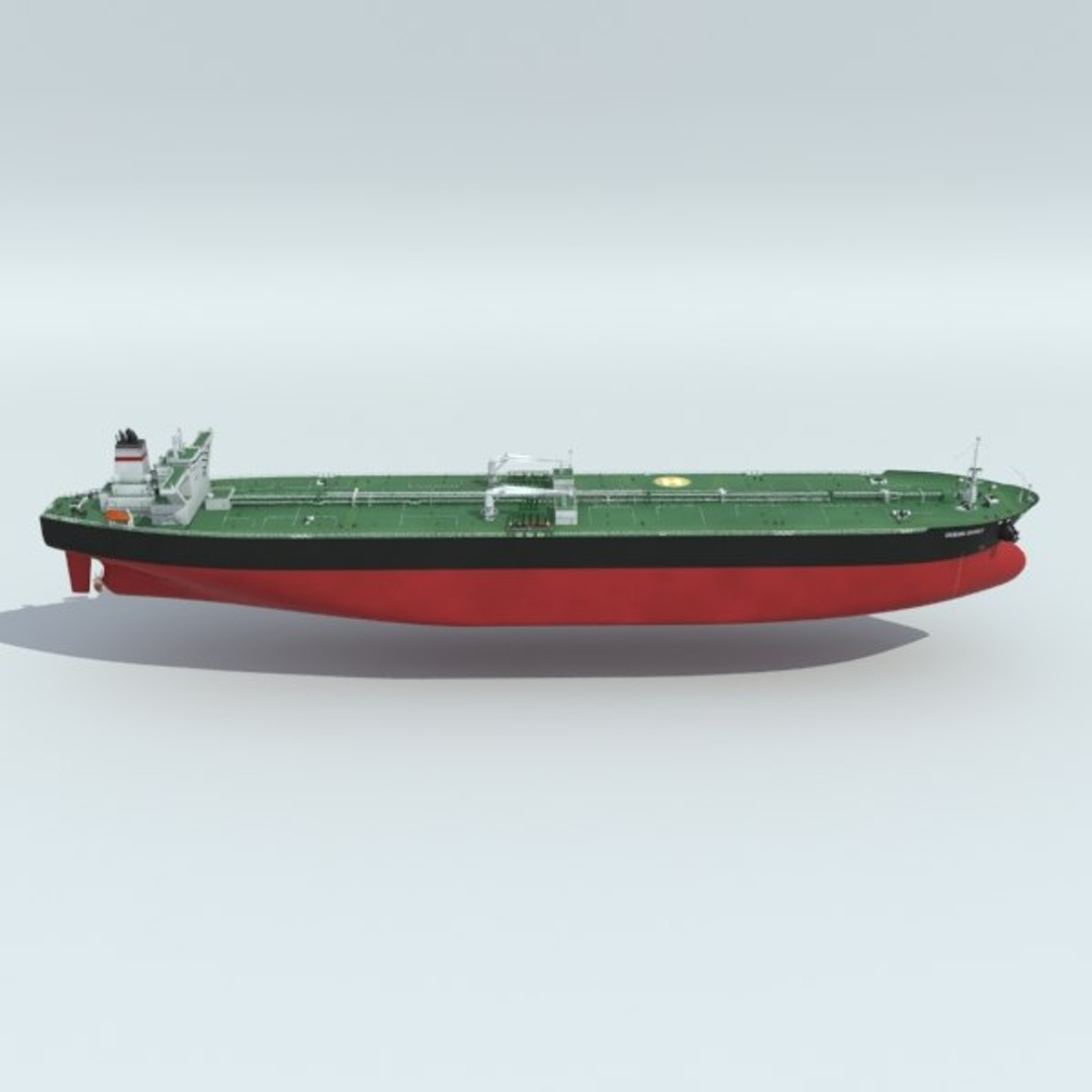 Vlcc Oil Tanker 3d Model