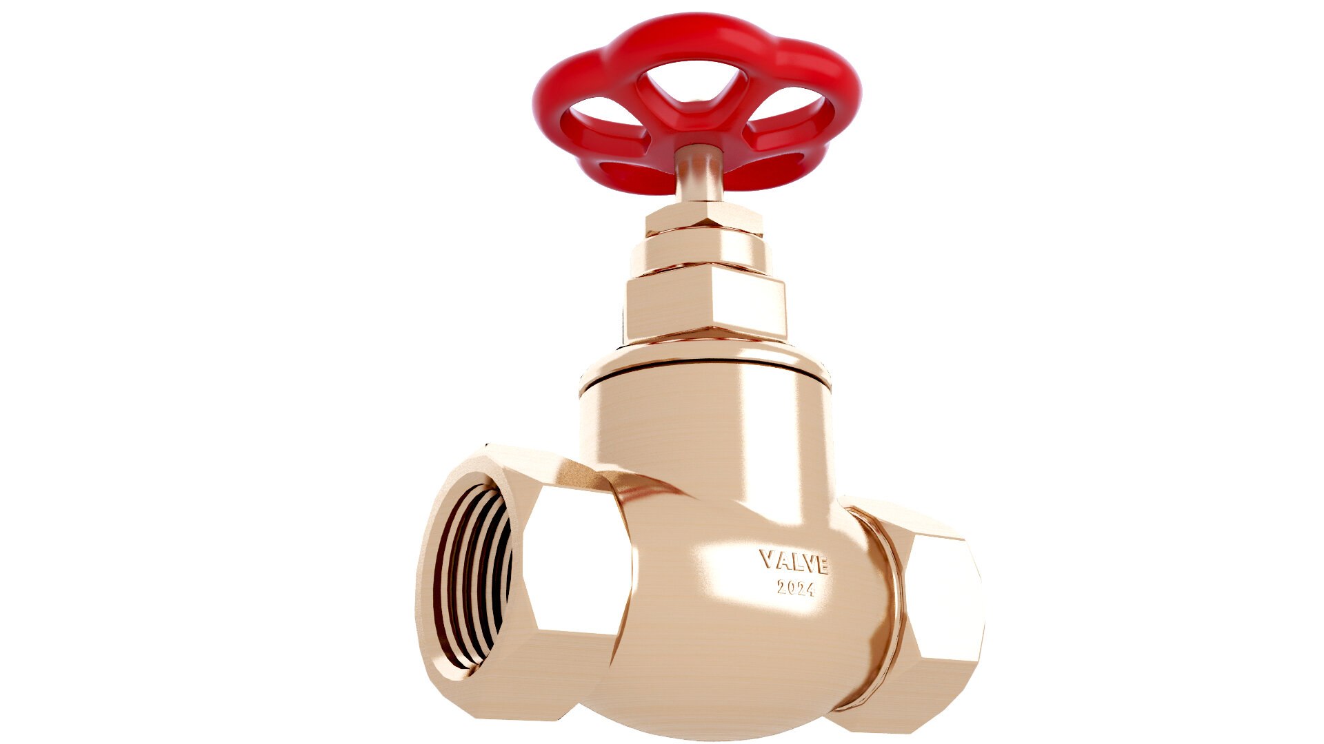 Globe Stop Valves SET V4 Model - TurboSquid 2404129