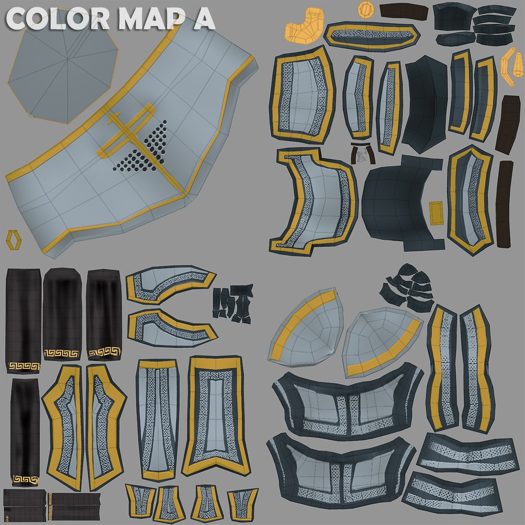 3d model knight series