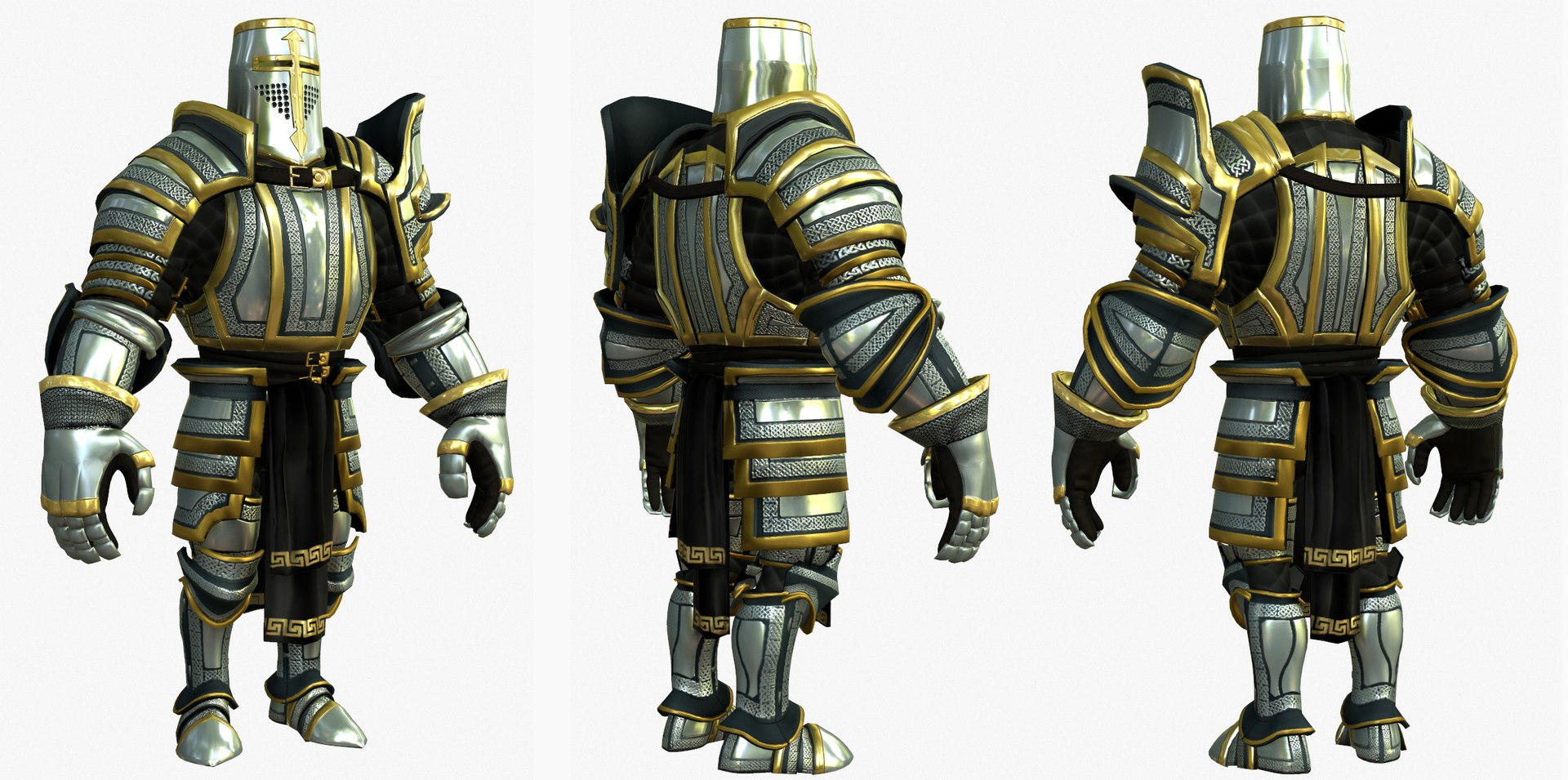 3d model knight series