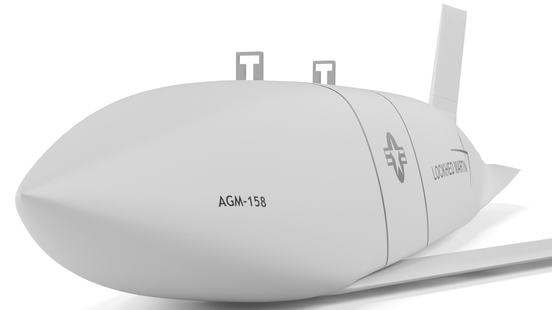 3D Model Cruise Missile AGM 158 JASSM - TurboSquid 2081775