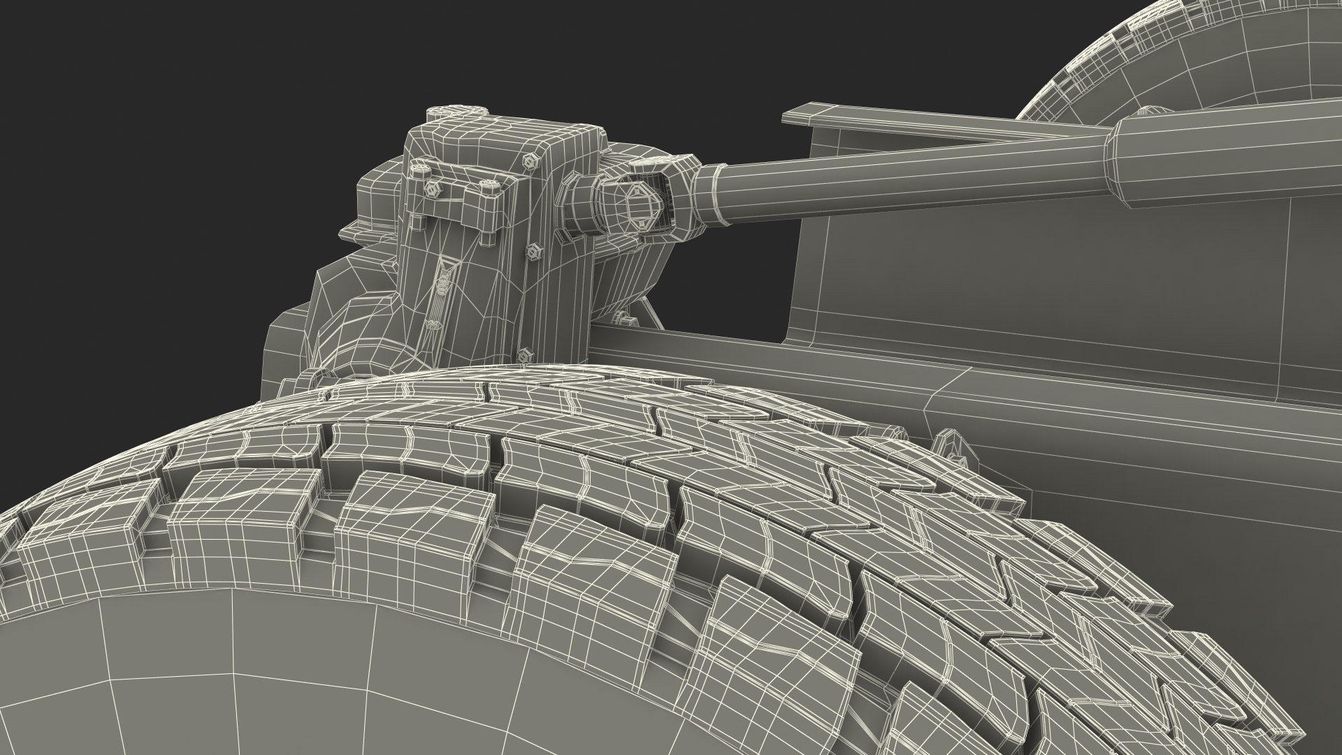 Heavy duty truck chassis 3D model - TurboSquid 1606959