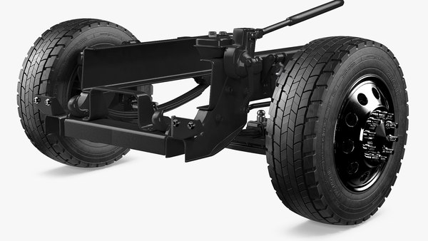 Heavy duty truck chassis 3D model - TurboSquid 1606959