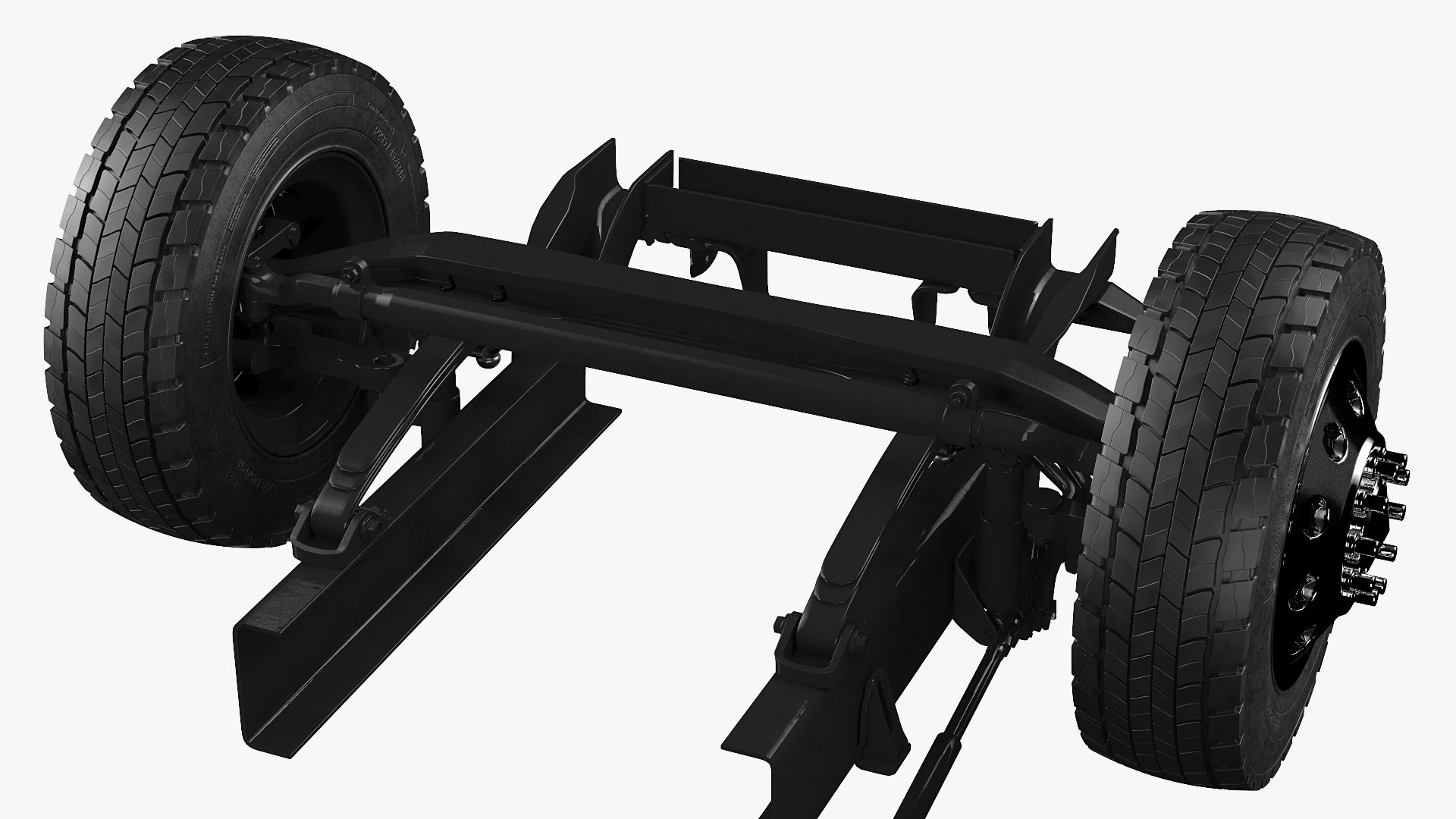 Heavy Duty Truck Chassis 3D Model - TurboSquid 1606959