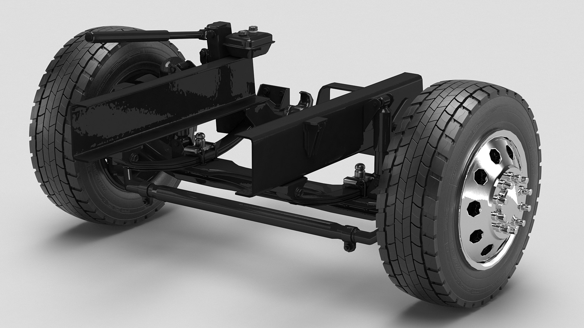 Heavy Duty Truck Chassis 3D Model - TurboSquid 1606959