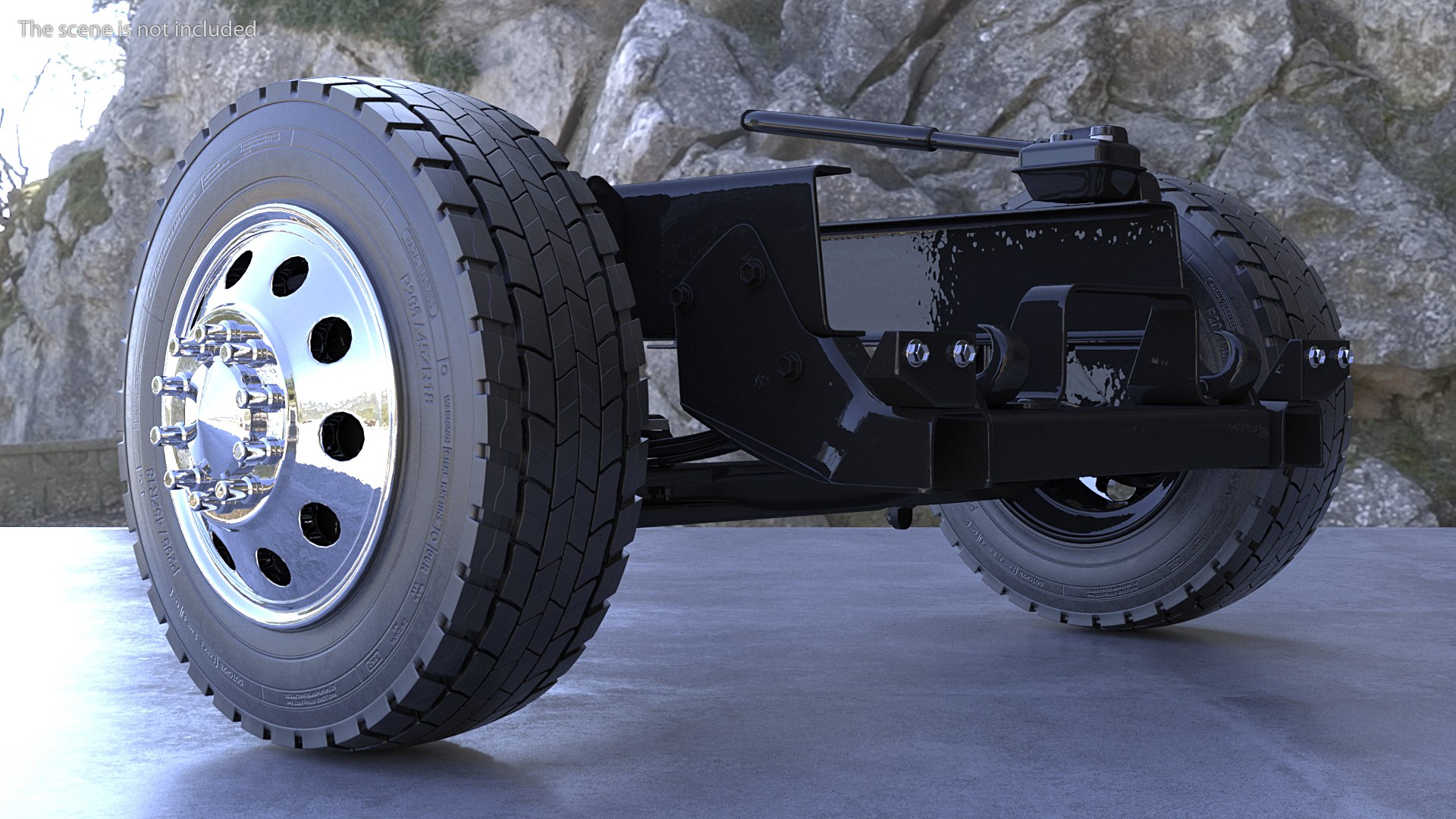 Heavy Duty Truck Chassis 3D Model - TurboSquid 1606959