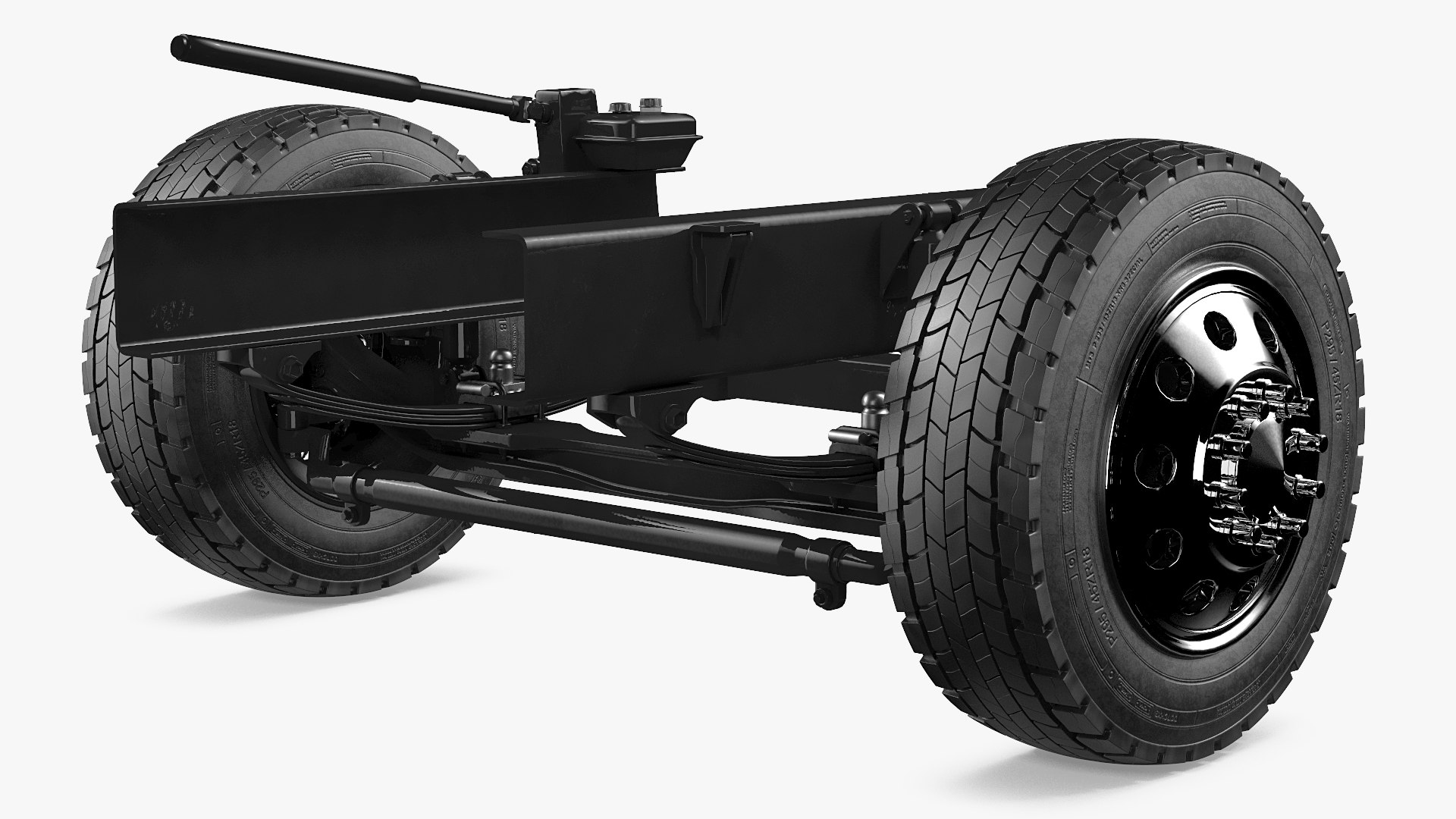 Heavy duty truck chassis 3D model - TurboSquid 1606959