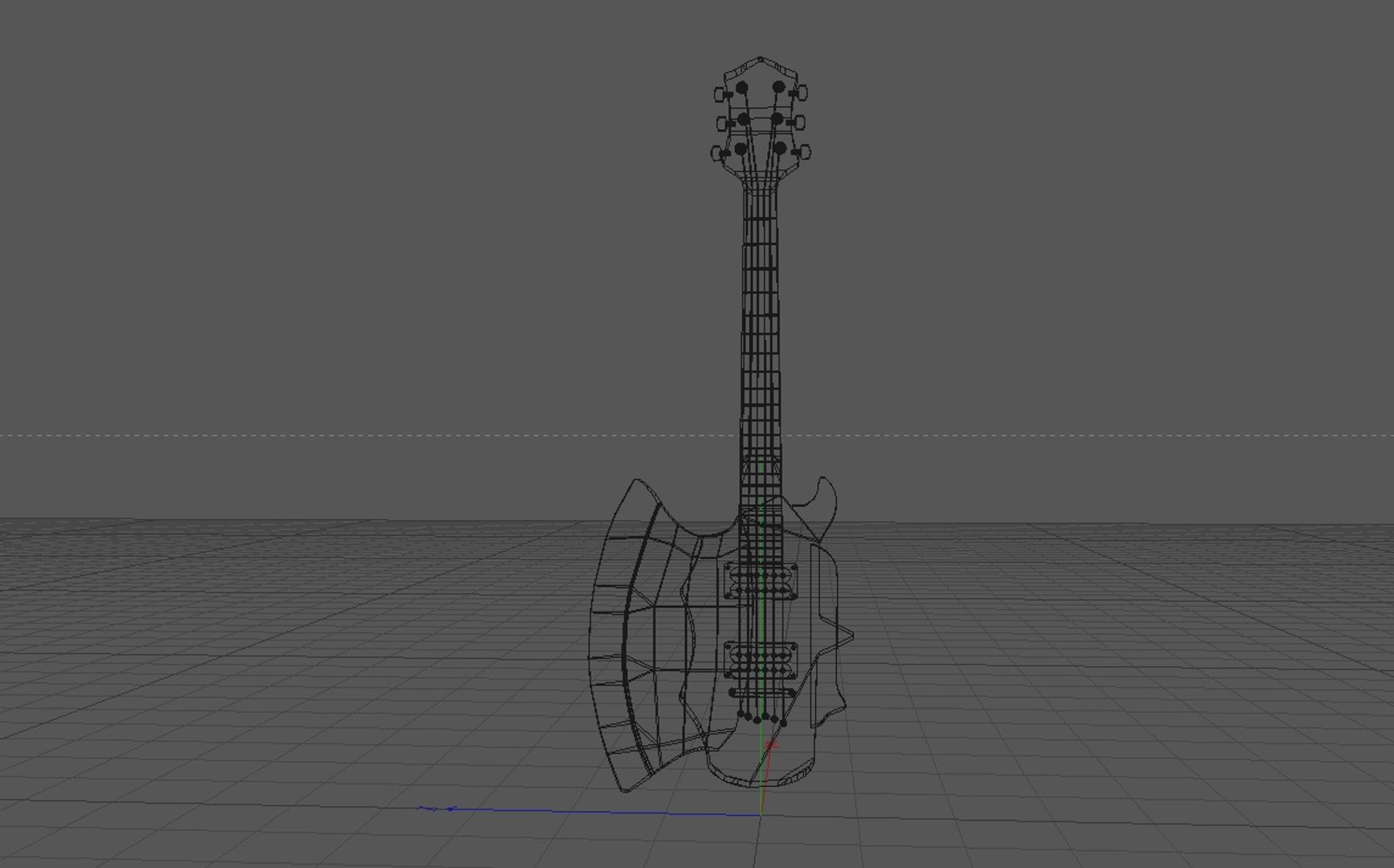 3d Model Axe Guitar