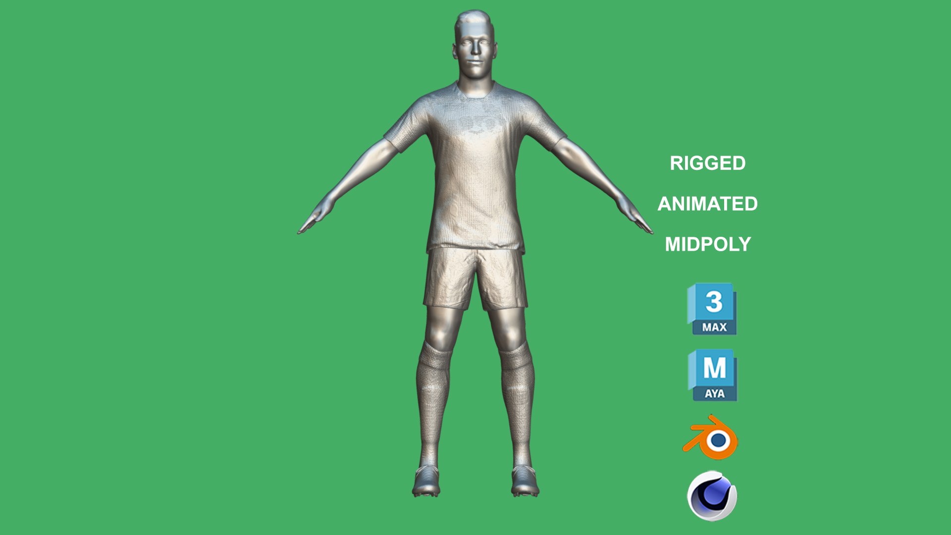 3D Model 3D Rigged Ramy Bensebaini Dortmund 2025 - TurboSquid 2395598