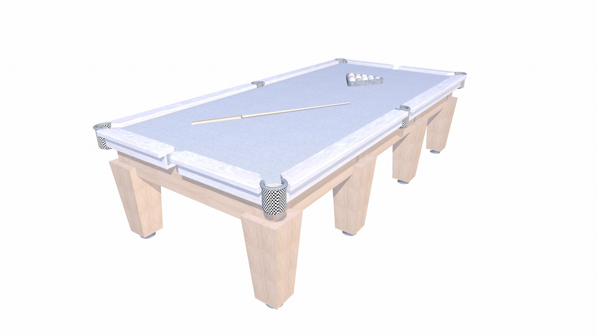3D Pool Table Model - TurboSquid 2371151