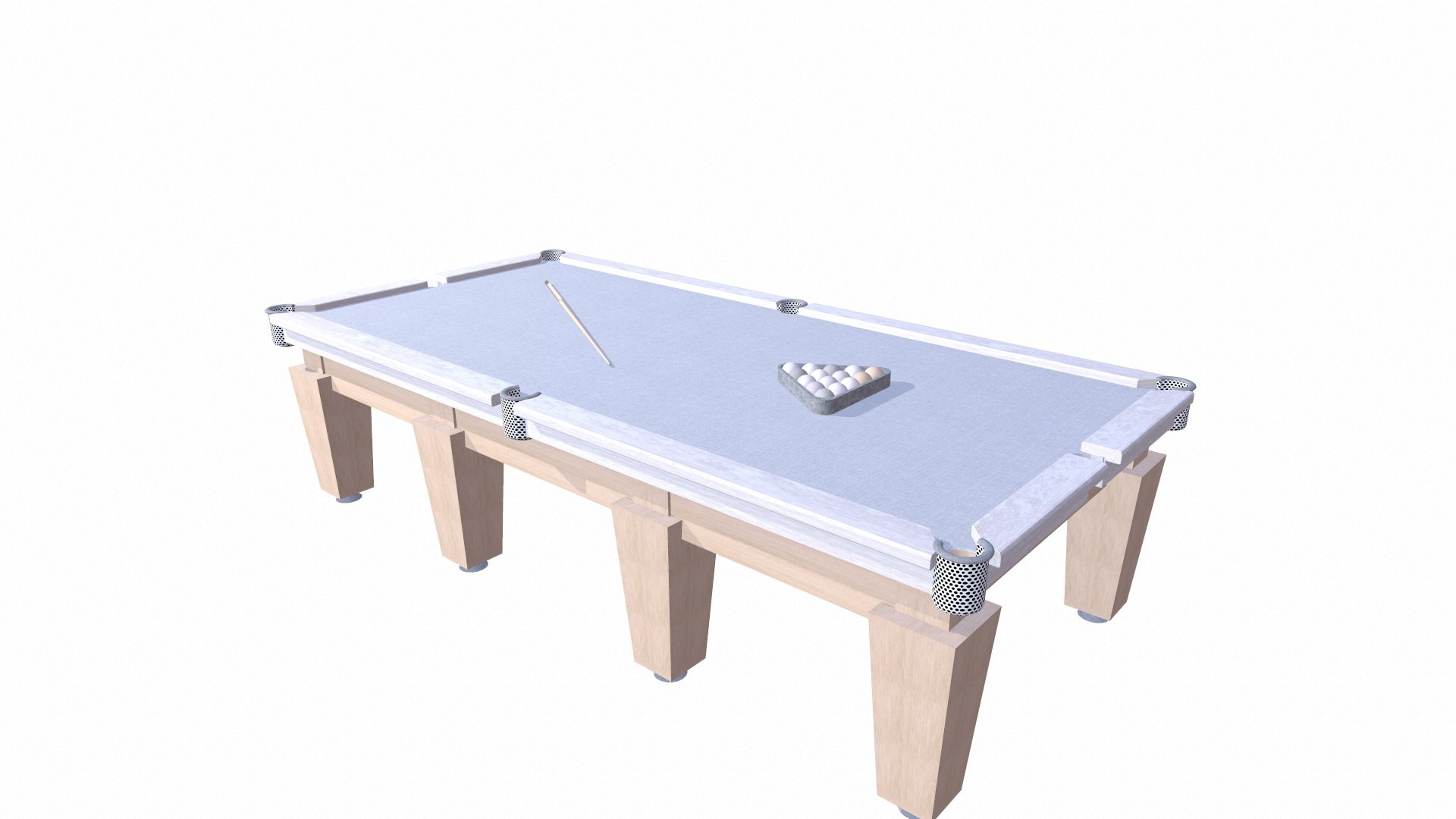 3D Pool Table Model - TurboSquid 2371151