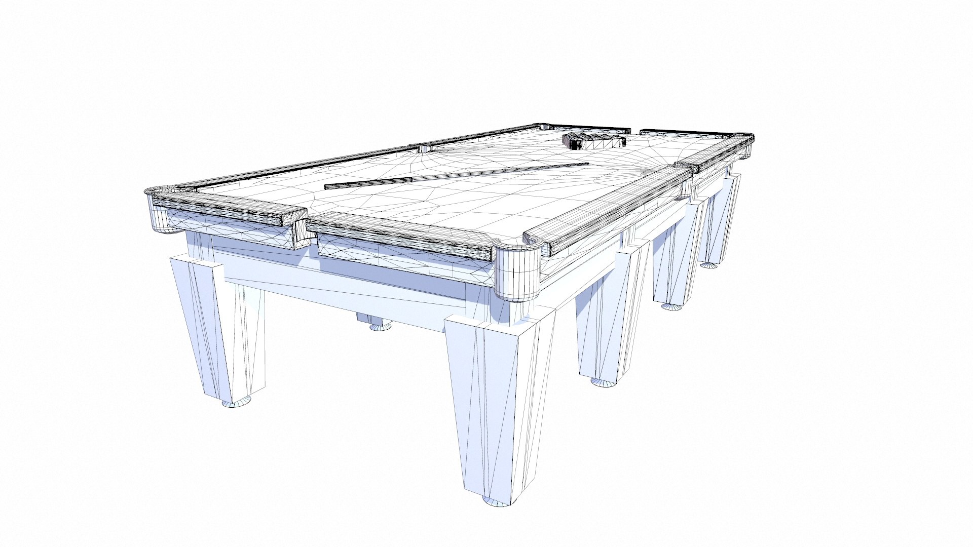 3D Pool Table Model - TurboSquid 2371151