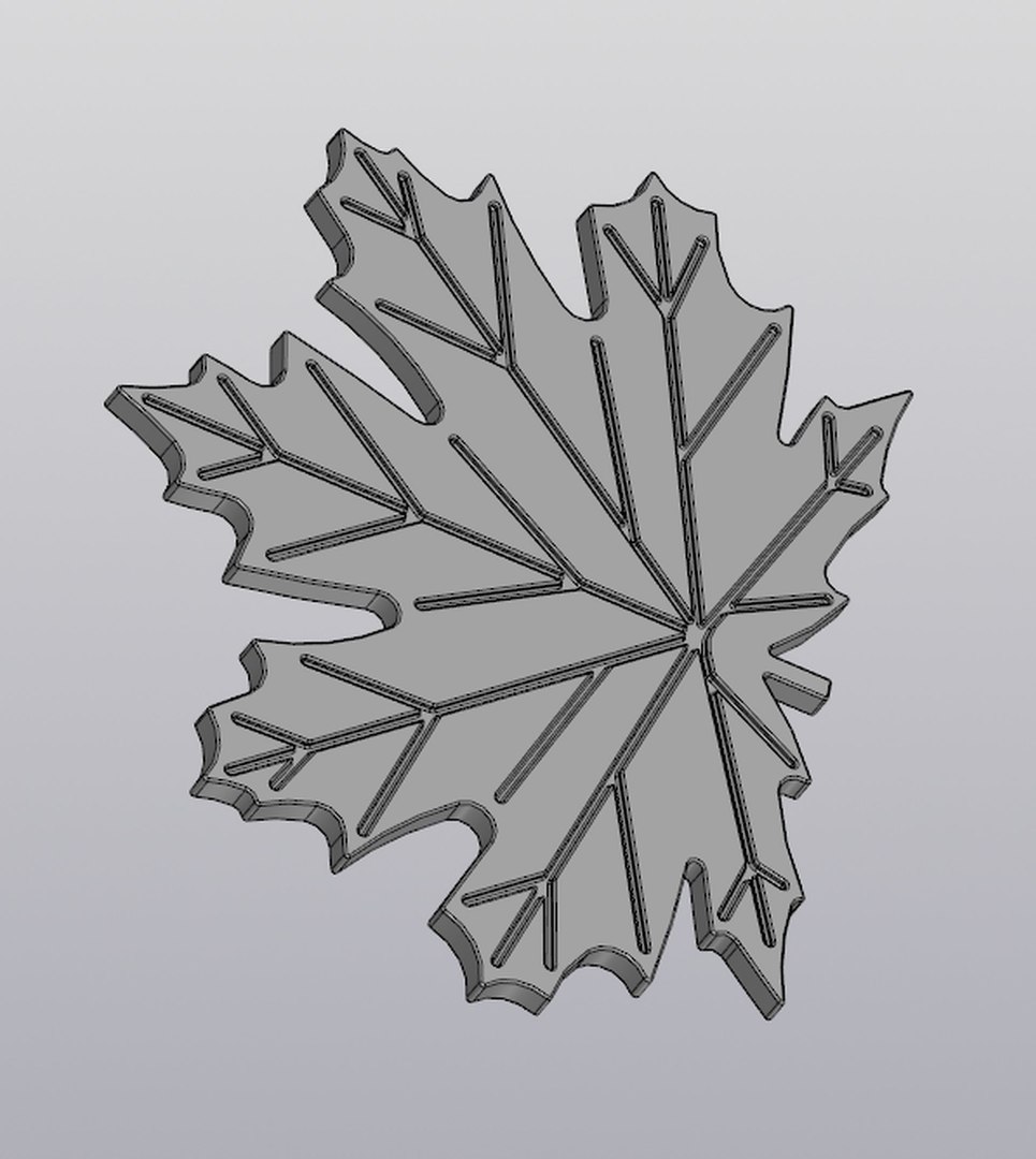 3D Coaster Maple Leaf - TurboSquid 1965949