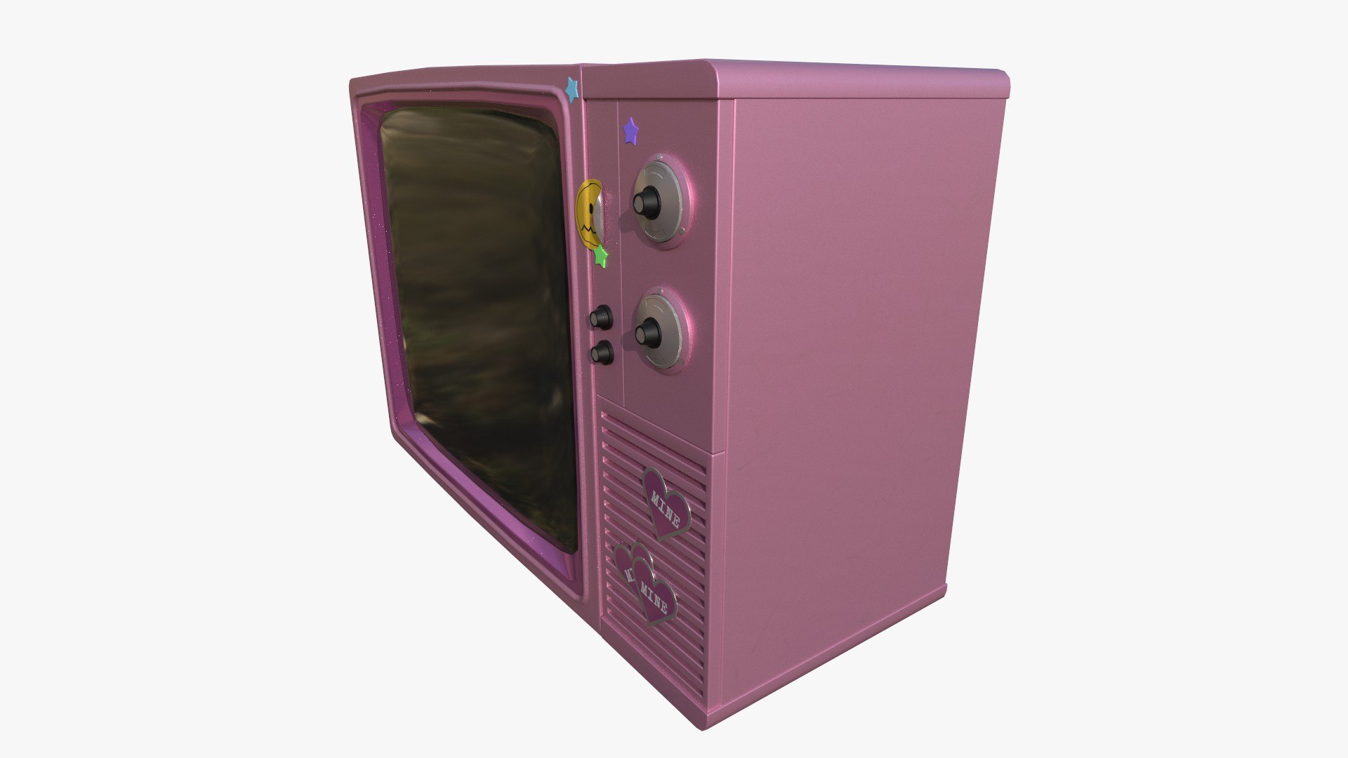 3D Cartoon Style Television Stylized TV 3D Model - TurboSquid 2083452