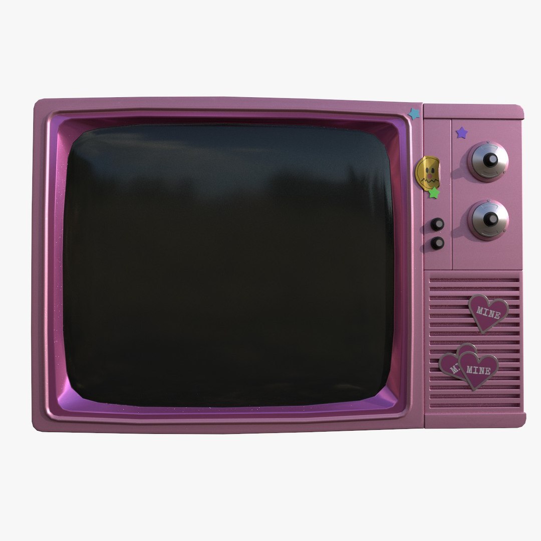 3D Cartoon Style Television Stylized TV 3D Model - TurboSquid 2083452
