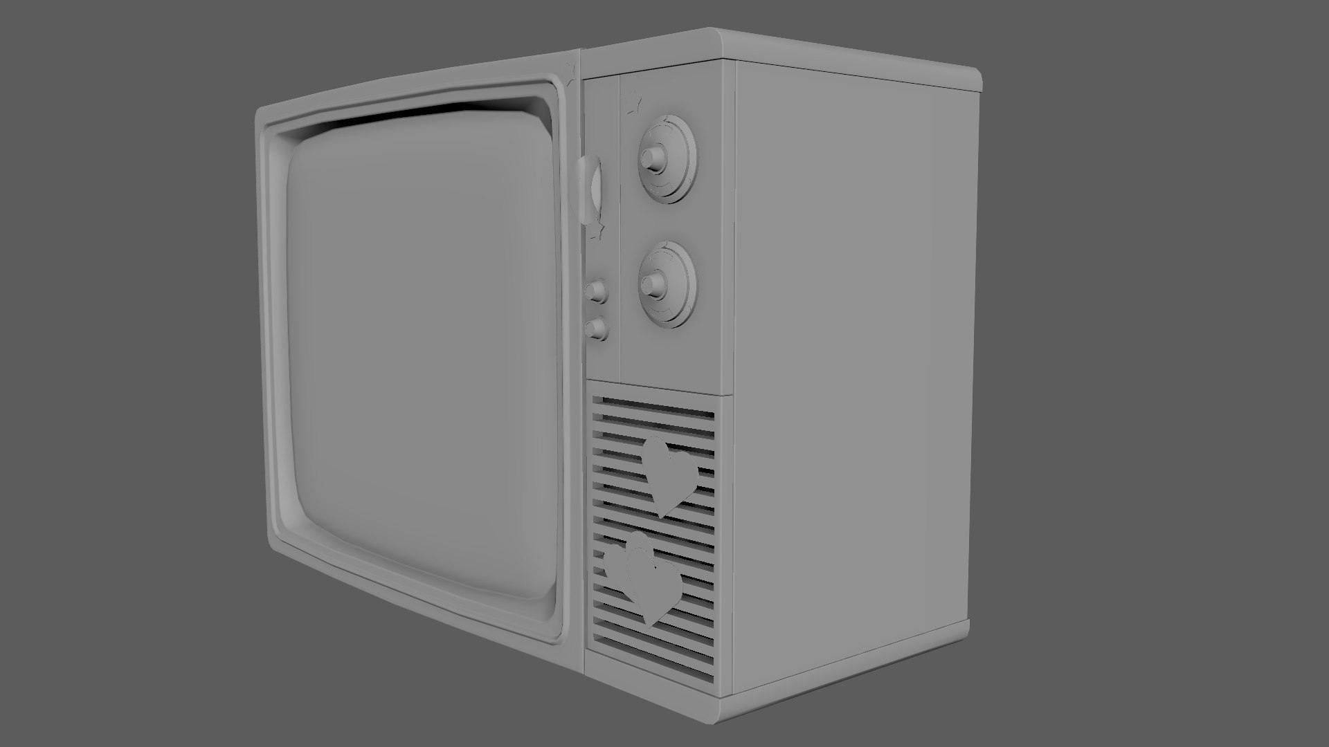 3D Cartoon Style Television Stylized TV 3D Model - TurboSquid 2083452