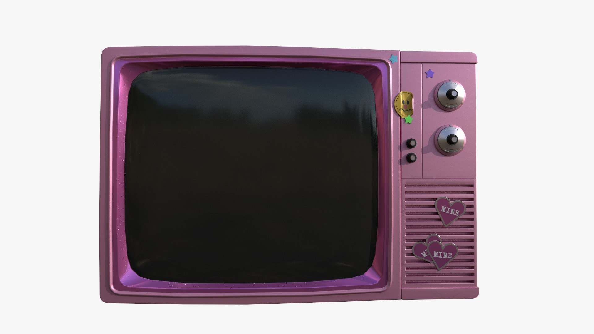 3D Cartoon Style Television Stylized TV 3D Model - TurboSquid 2083452